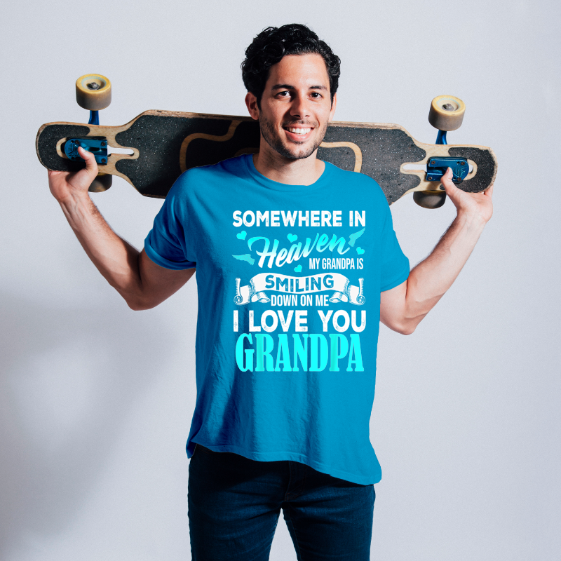 Proud My Grandpa In Heaven Happy Father Day Proud Of Grandpa | Inspire ...