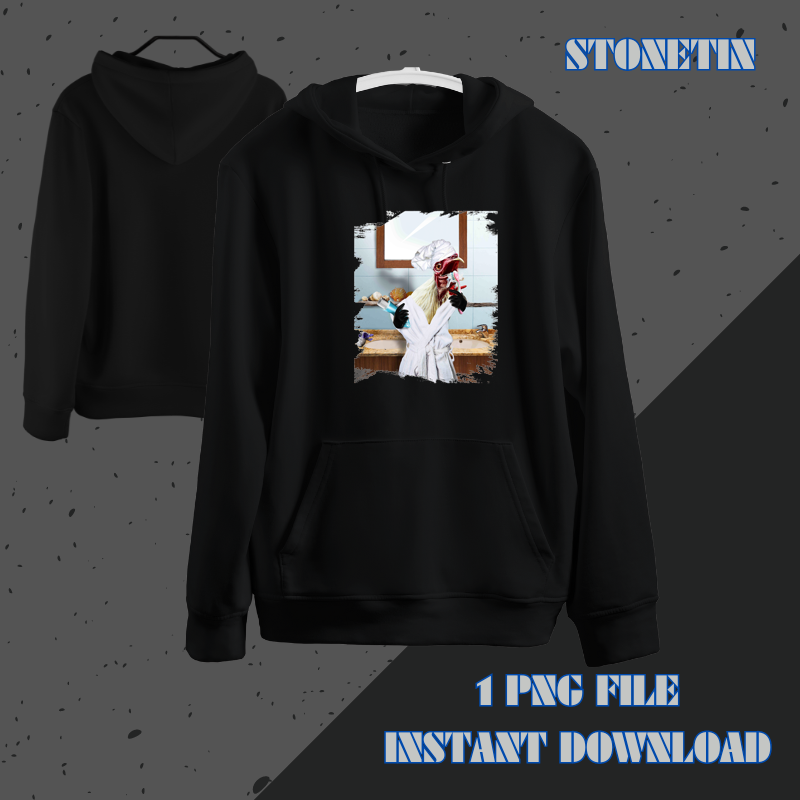 Chicken Brushing Teeth In Bathroom Funny | Inspire Uplift