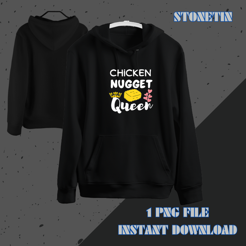 Chicken Nugget Queen Chicken Nugget Girl Funny Nuggets Gifts | Inspire ...
