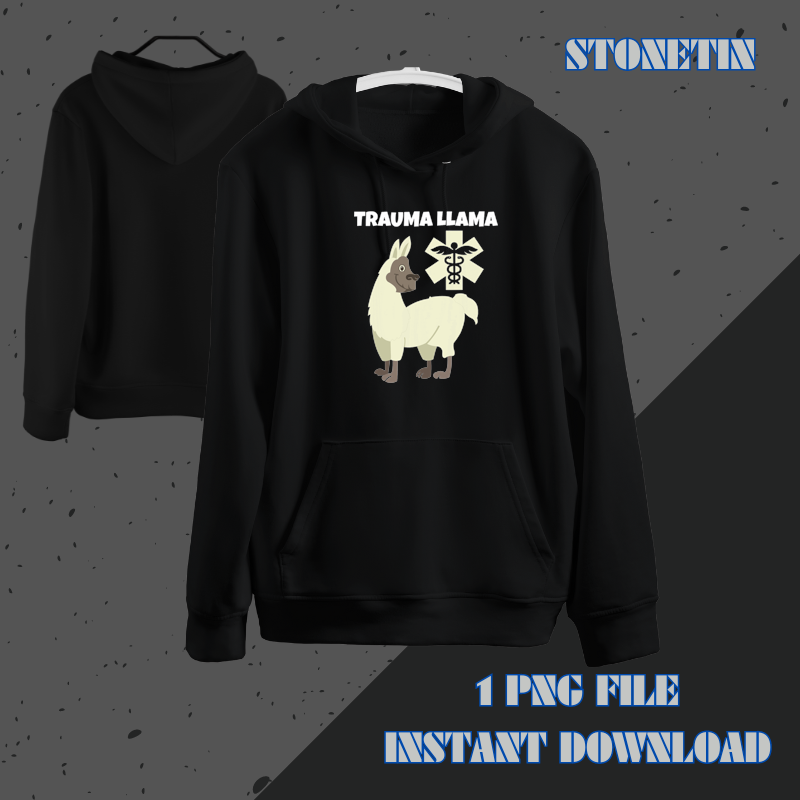 Funny Nurse Trauma Llama EMT First Responder | Inspire Uplift