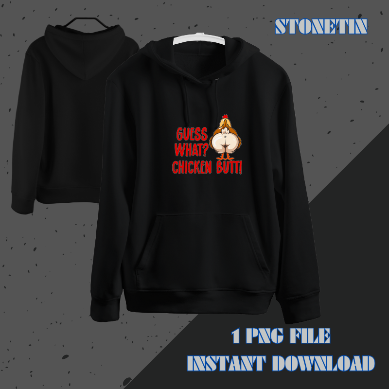 Guess What Chicken Butt Animal Meme Cute 2Funny Chicken | Inspire Uplift