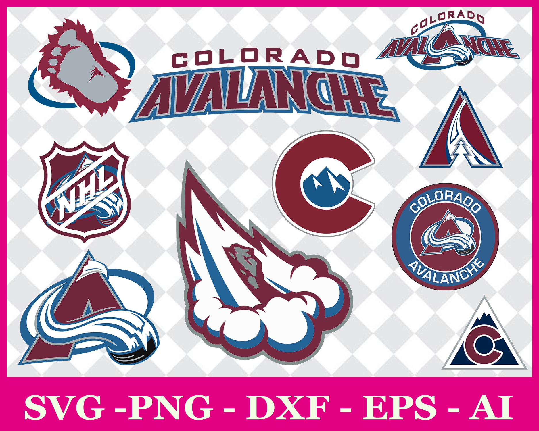 Colorado Avalanche svg, NHL team svg, Colorado Avalanche png | Inspire ...