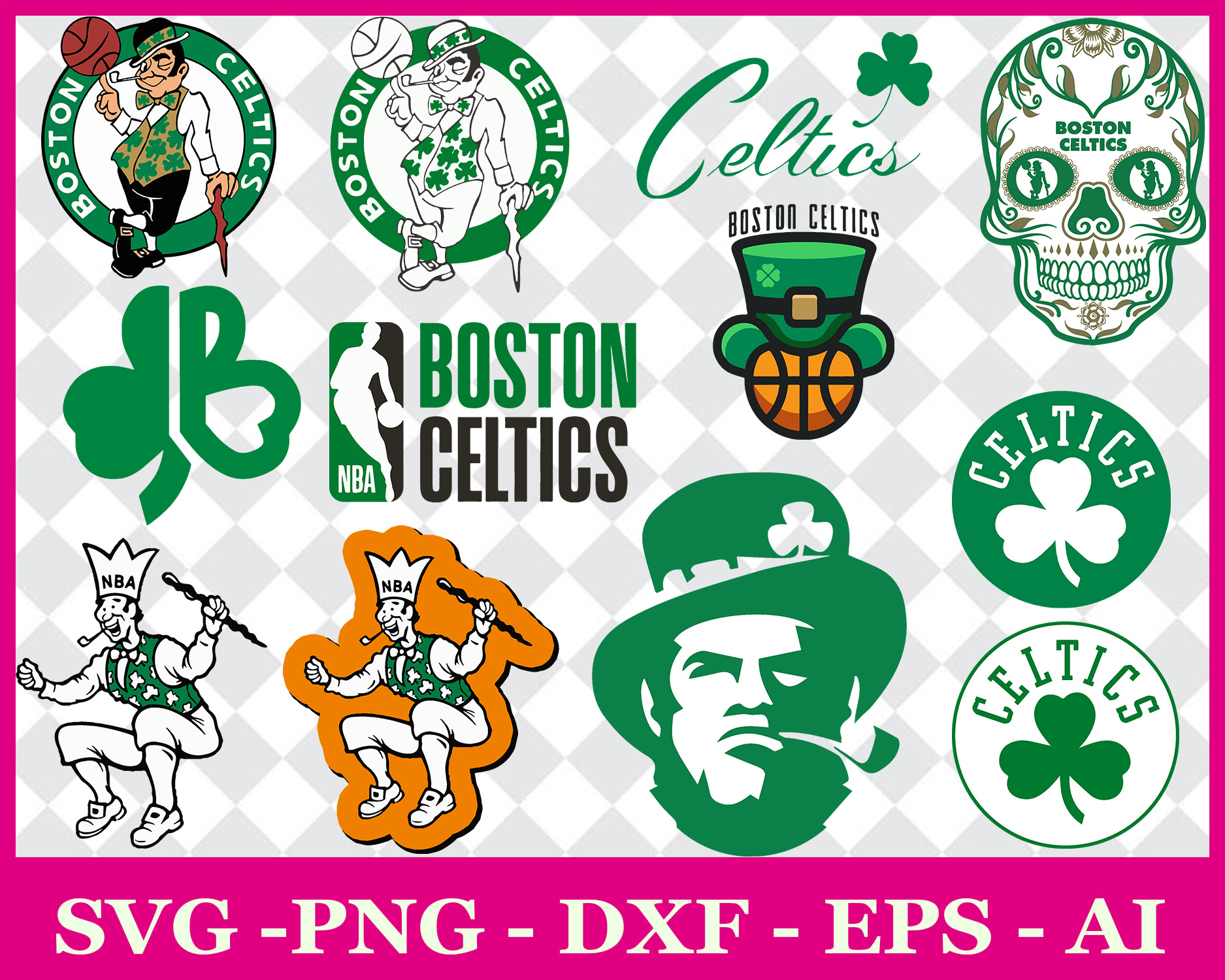 Boston Celtics Logo SVG - Boston Celtics SVG Cut Files - Bos | Inspire ...