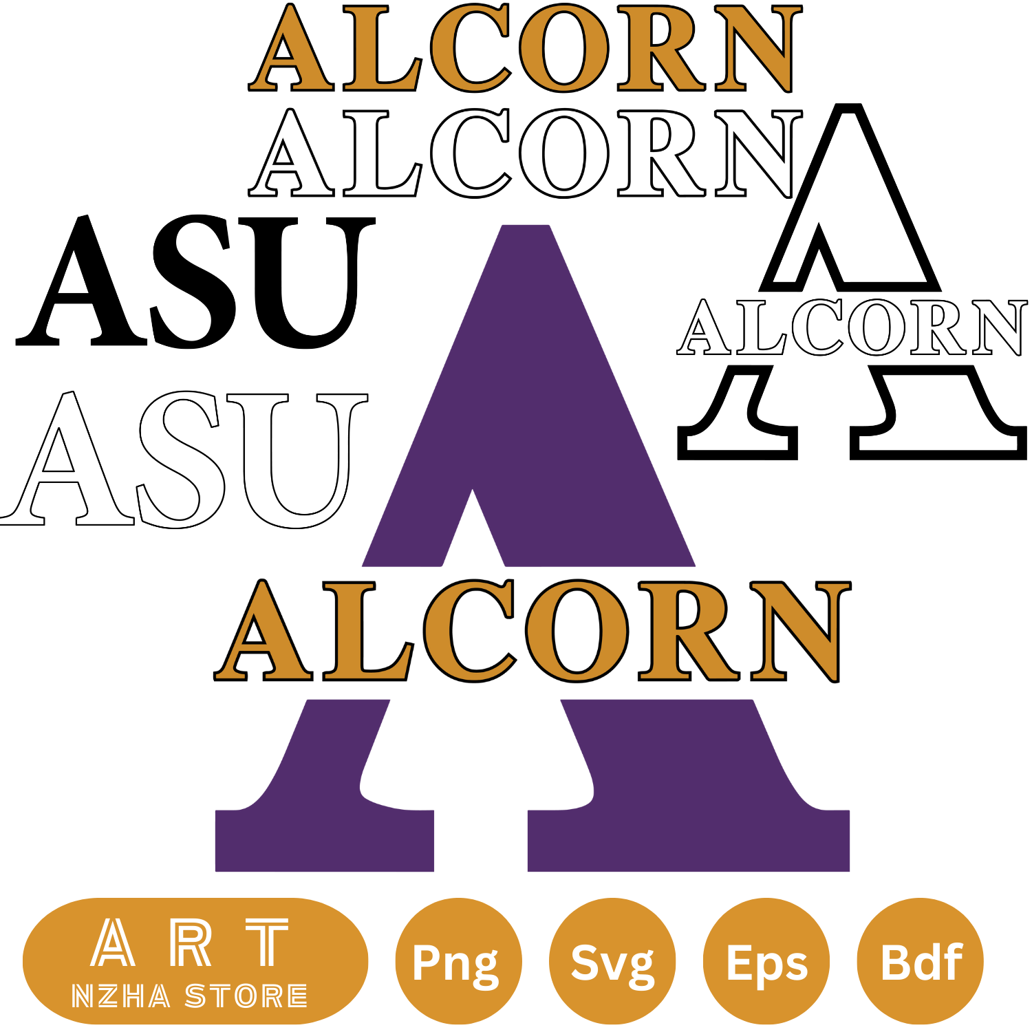 Alcorn State Braves SVG bundle , NCAA svg, NCAA bundle svg e | Inspire ...