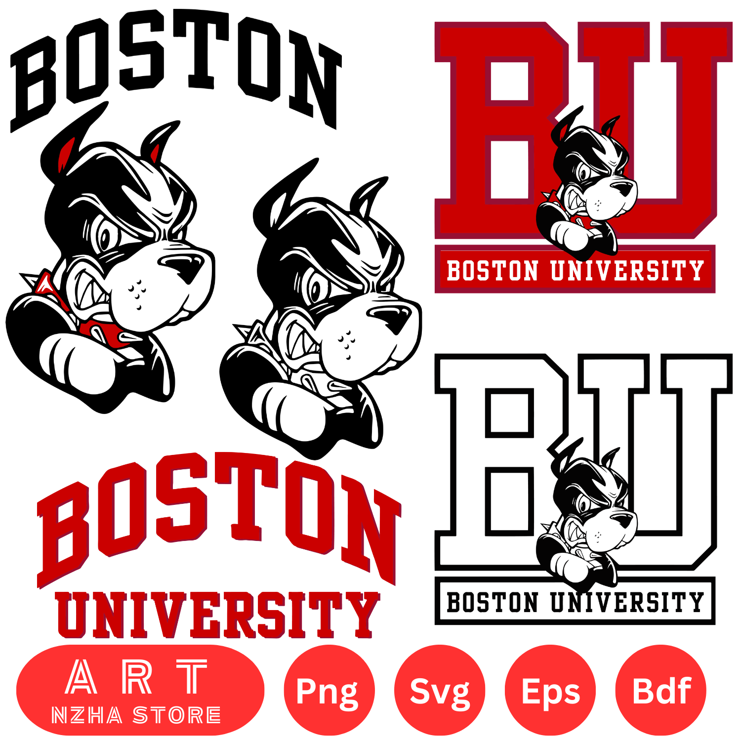 Logo Boston University Terriers BUNDLE LOGO BOSTON UNIVERSIT | Inspire ...