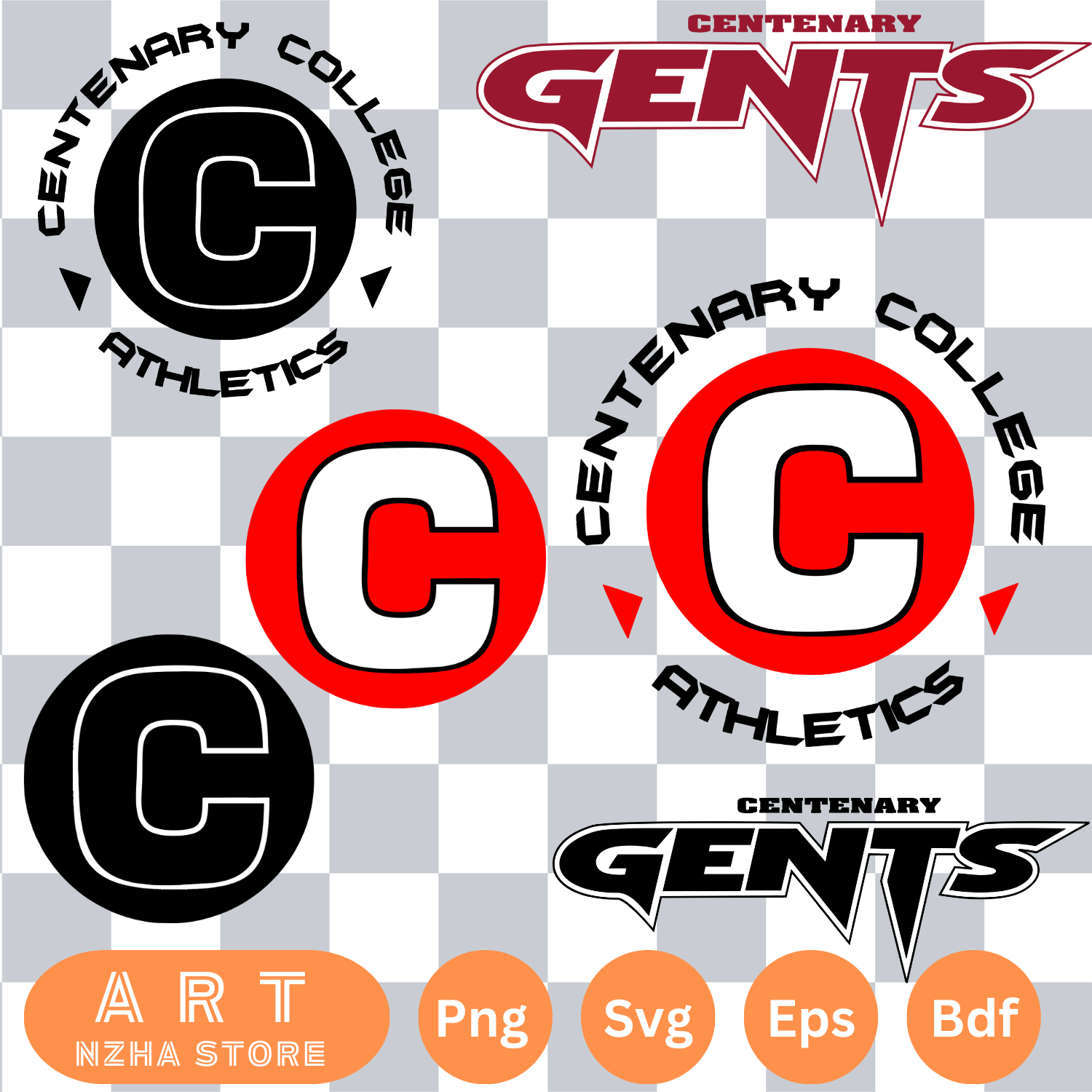 Centenary Gentlemen SVG bundle , NCAA svg, logo NCAA bundle | Inspire ...