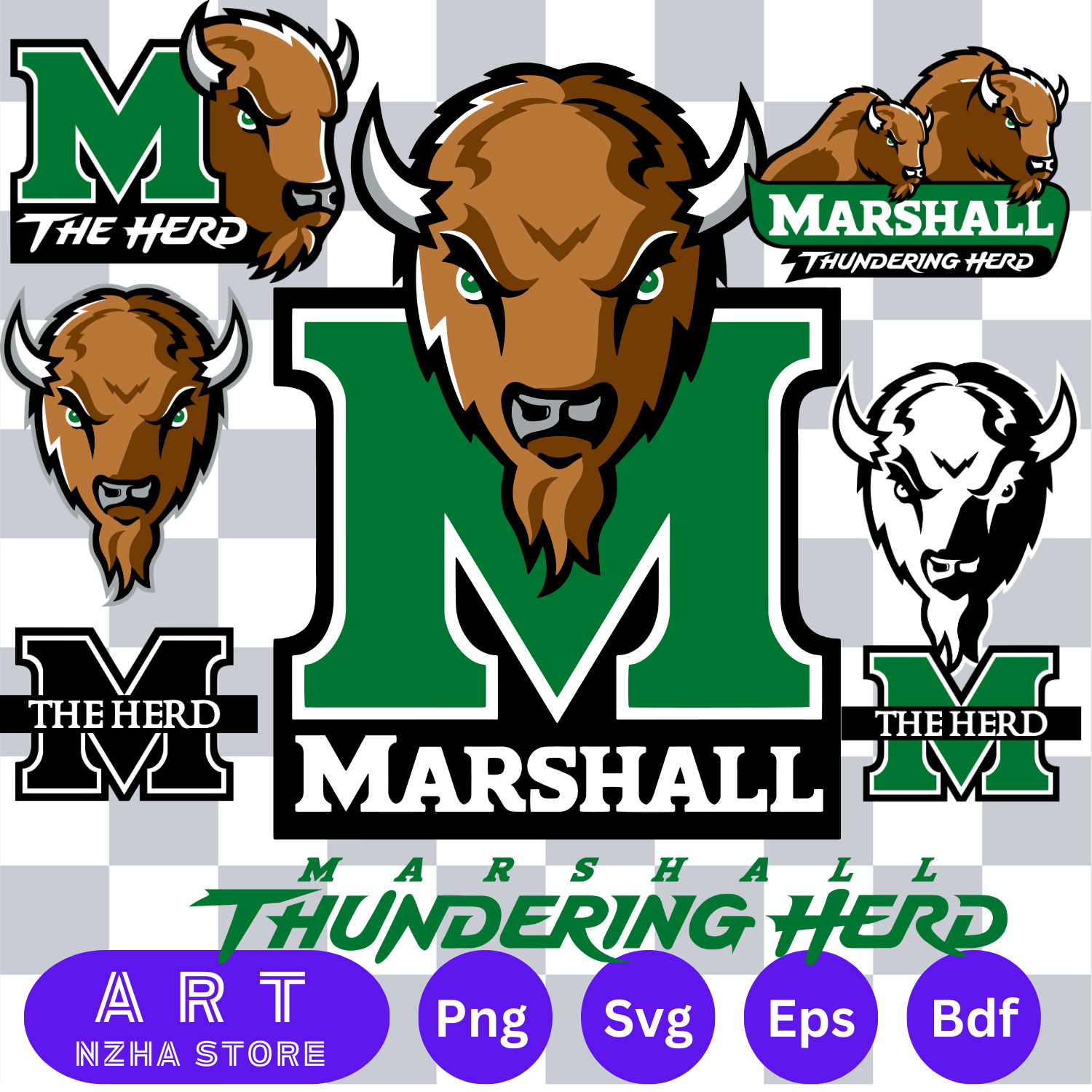 Marshall Thundering Herd Logo