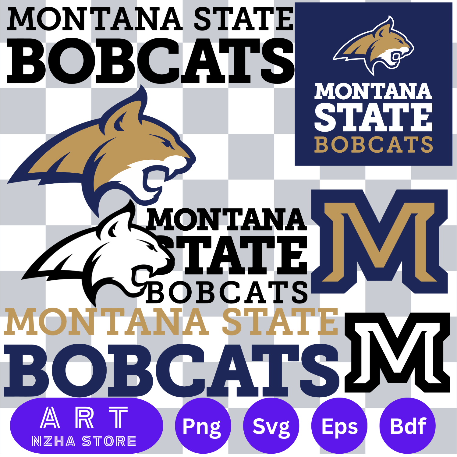 Montana State Bobcats SVG bundle , NCAA svg, logo NCAA bundl | Inspire ...