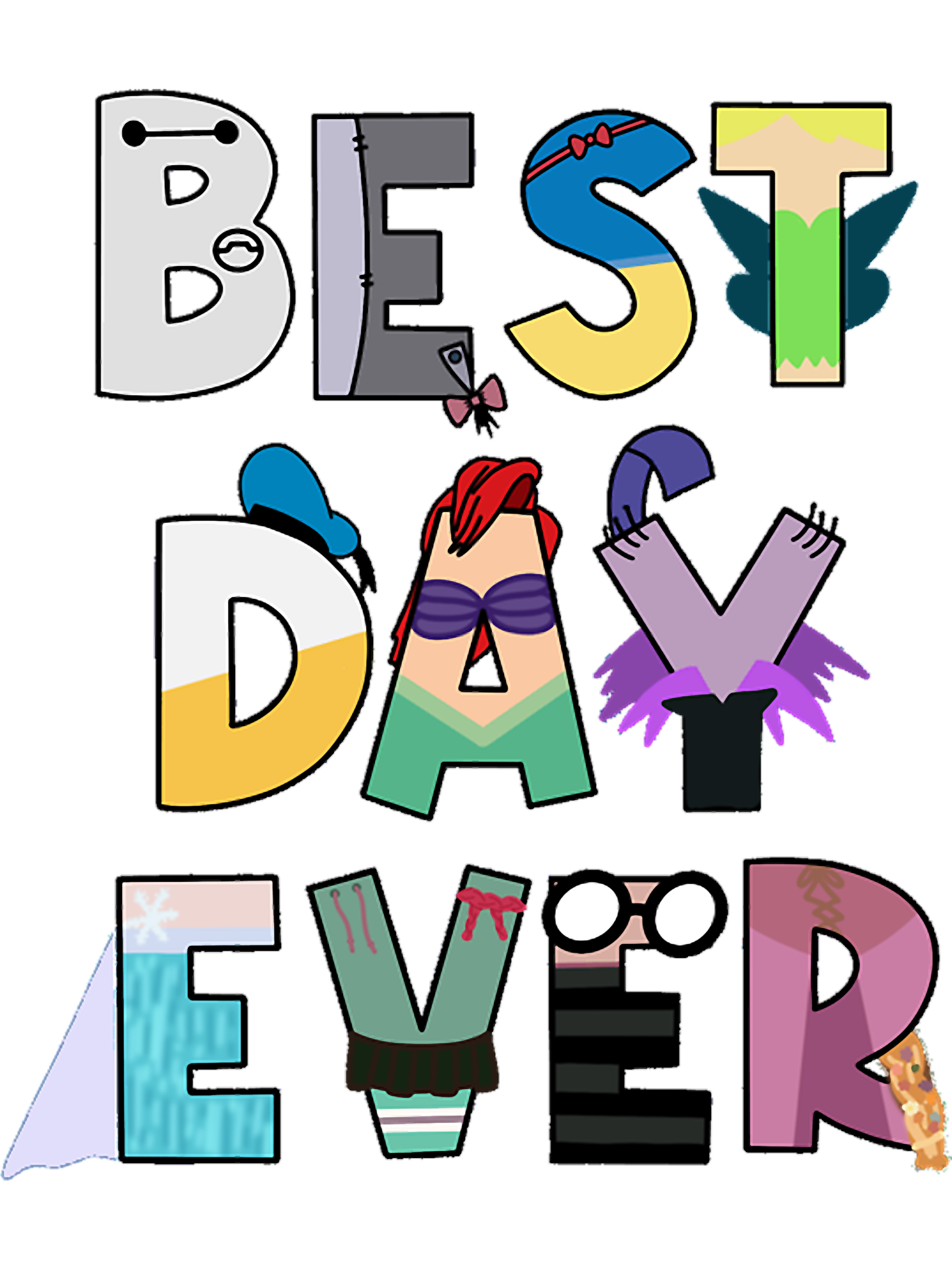 Best Day Ever Characters Active - Inspire Uplift