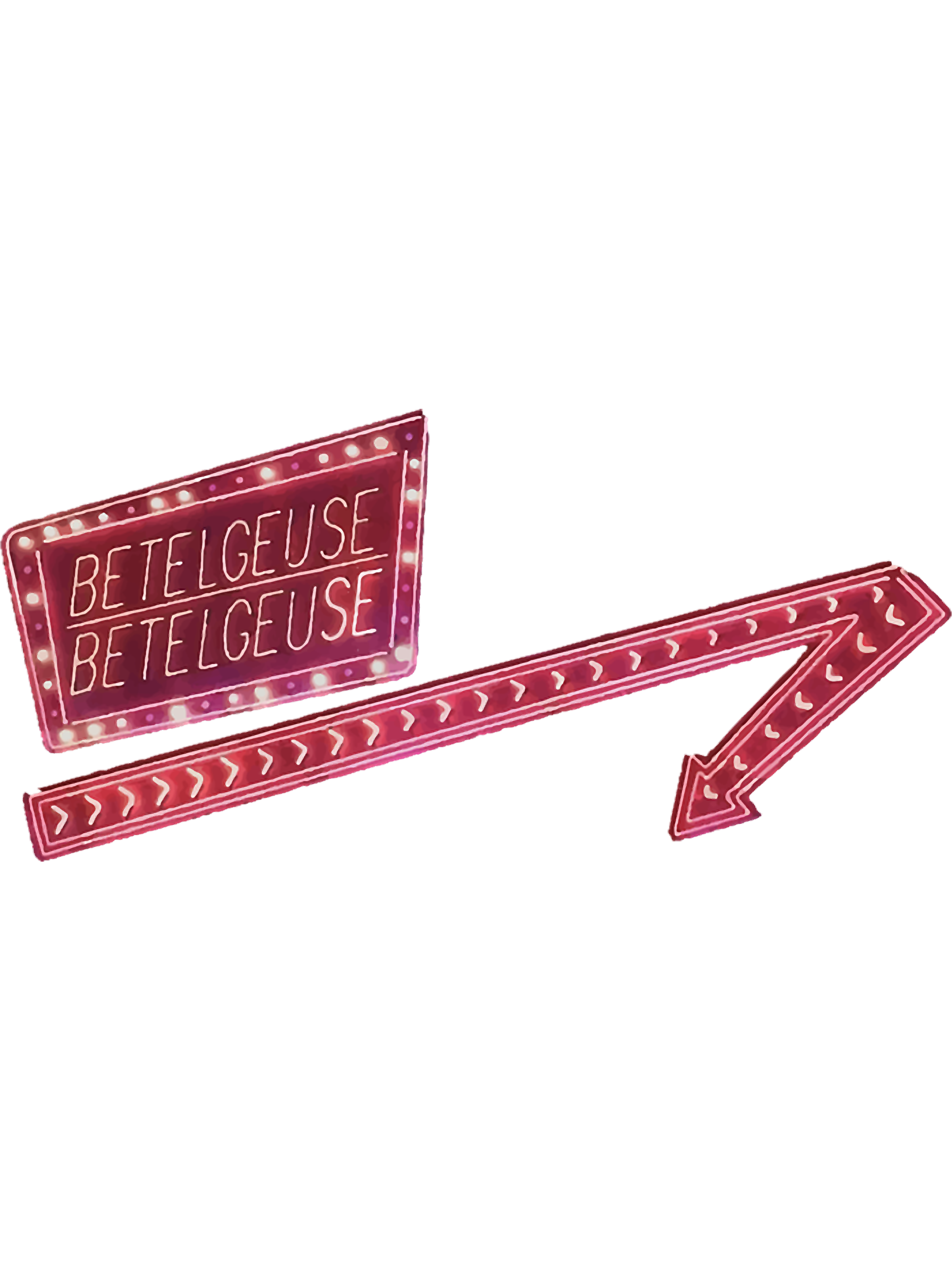 Beetlejuice Betelgeuse Neon Sign | Inspire Uplift