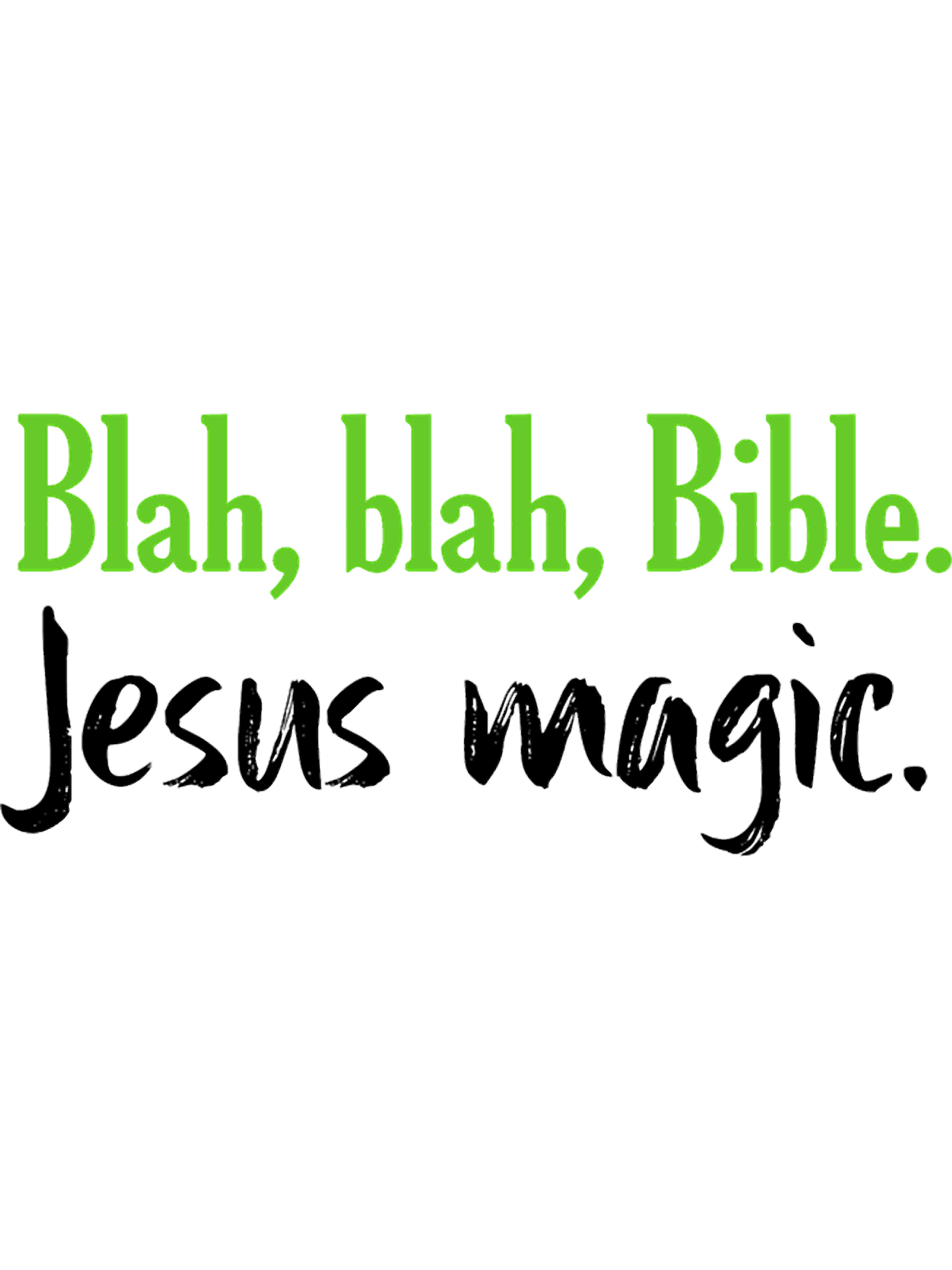Beetlejuice Blah, Blah, Bible. Jesus Magic | Inspire Uplift