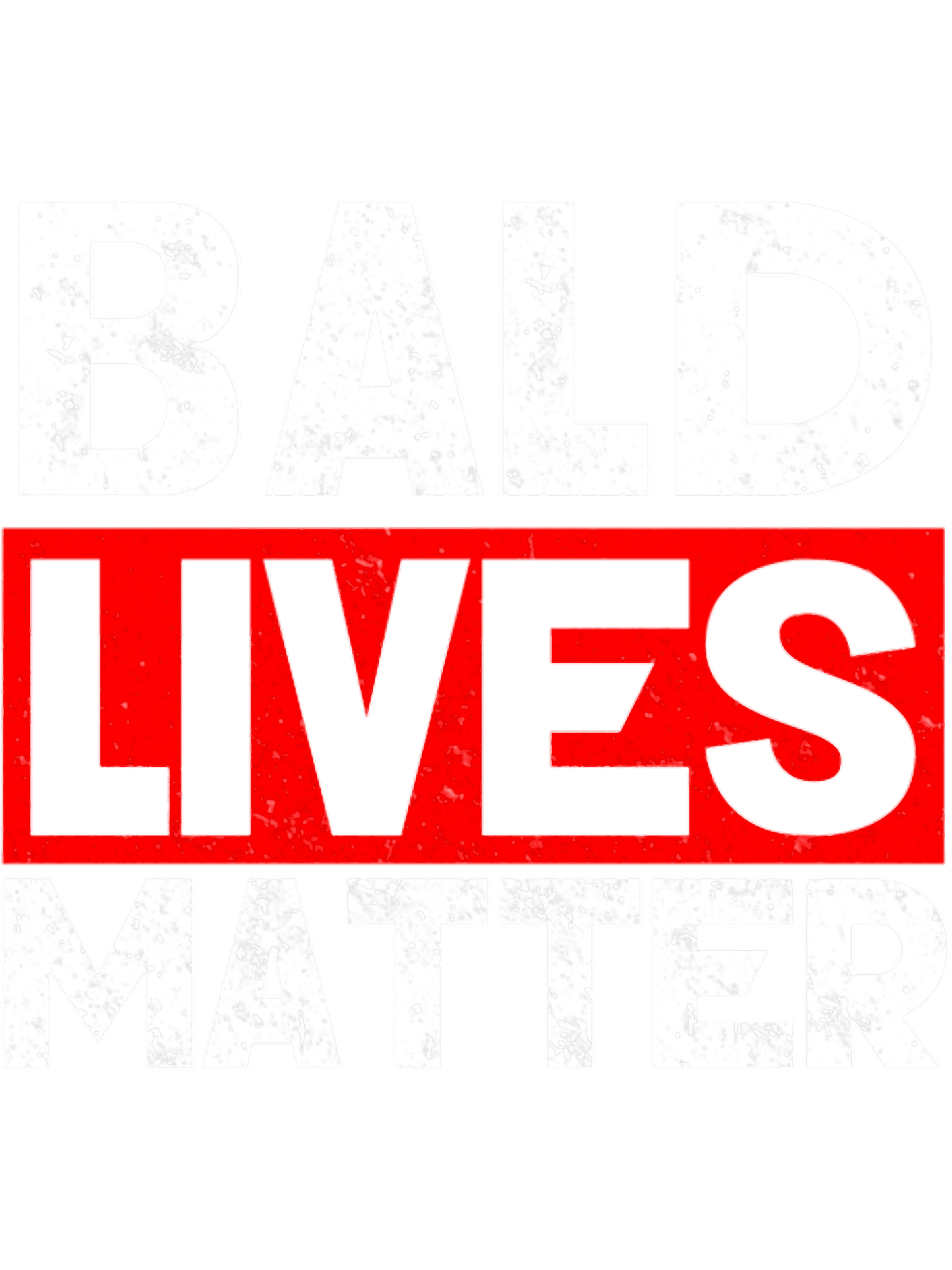 Funny Bald Lives Matter Receding Hair Balding Bald Guy | Inspire Uplift