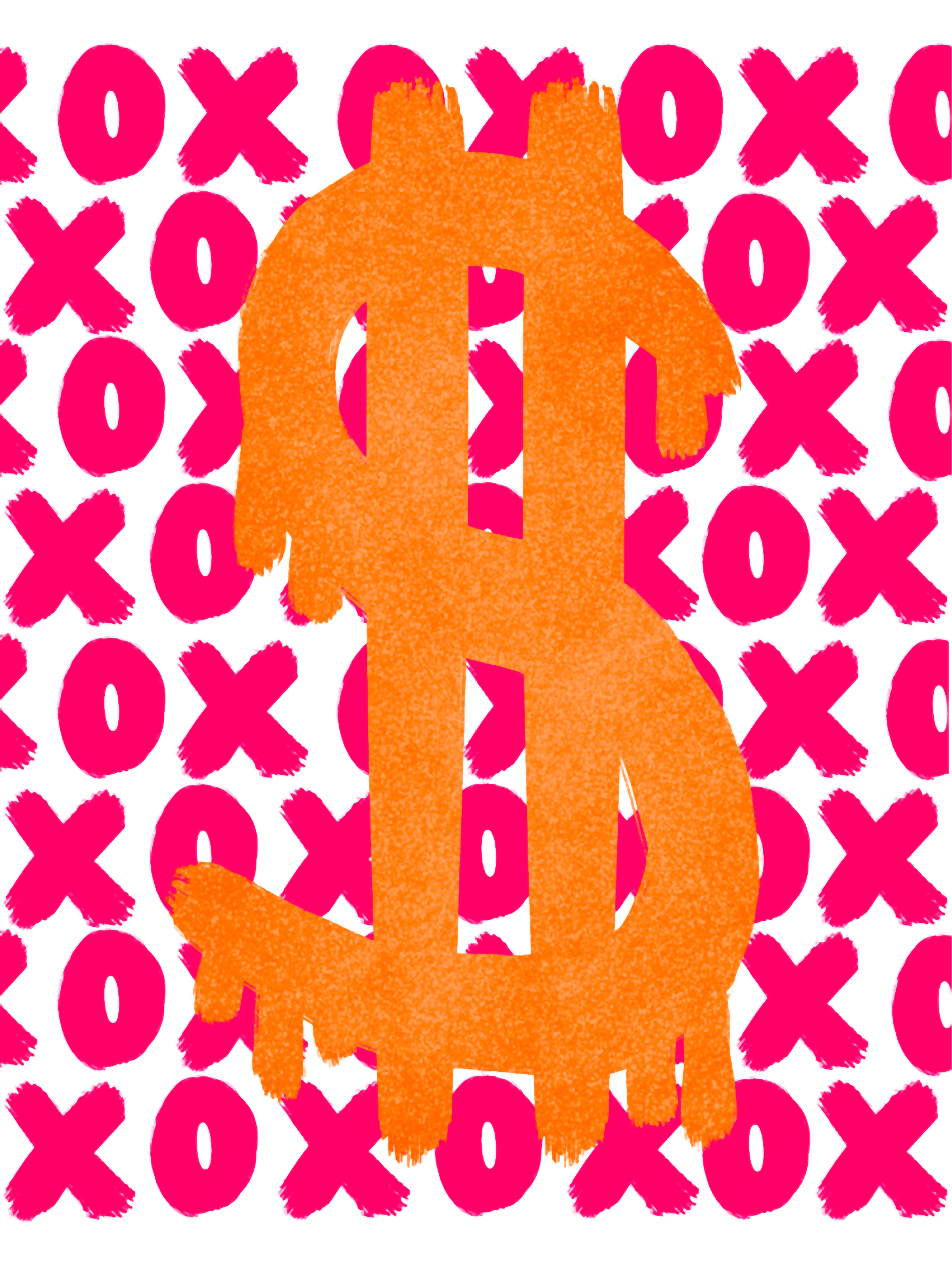 Preppy XOXO dollar sign | Inspire Uplift