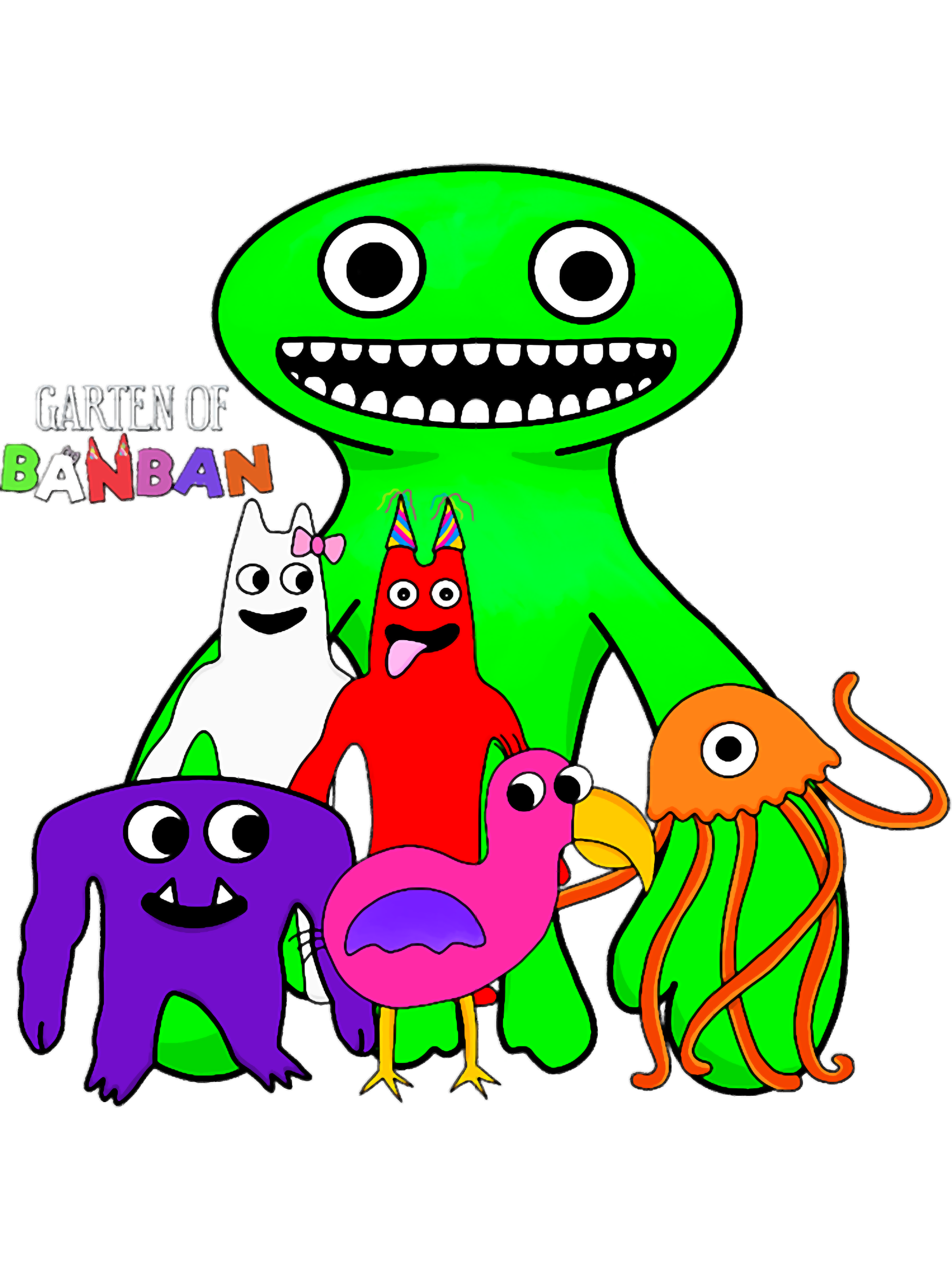 Garten of banban group all characters! | Inspire Uplift