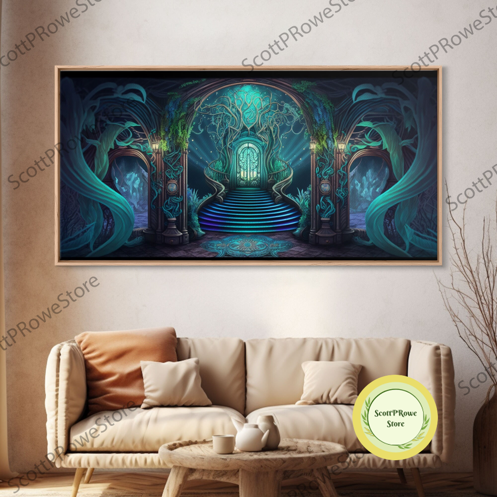 Fantasy Wall Art, Canvas Print, Magical Forest, Fantasy Land | Inspire ...