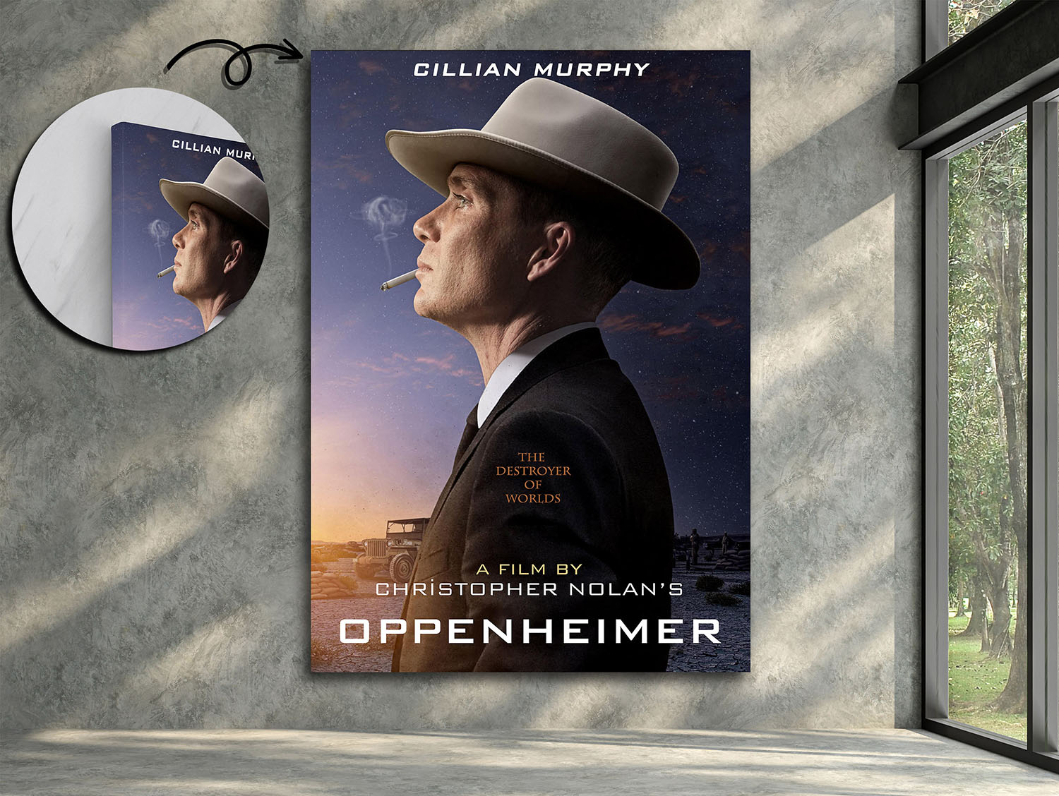 Oppenheimer Print, Oppenheimer Canvas, Oppenheimer Poster, O | Inspire ...