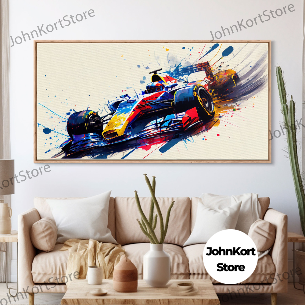 Graffiti Art, Formula One, F1 Race Car Splatter Paint Art, F | Inspire ...
