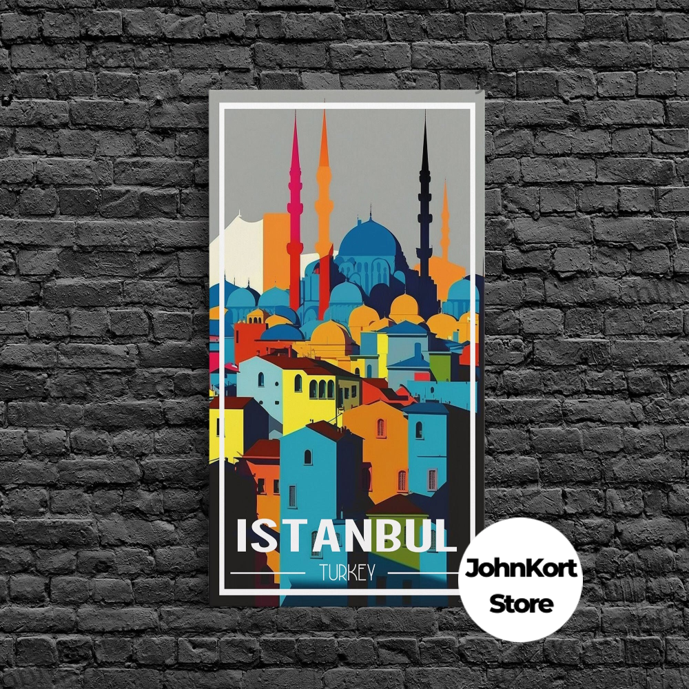 Instanbul Wall Art, Turkey Poster, Eurasia Wall Art, Travel - Inspire ...