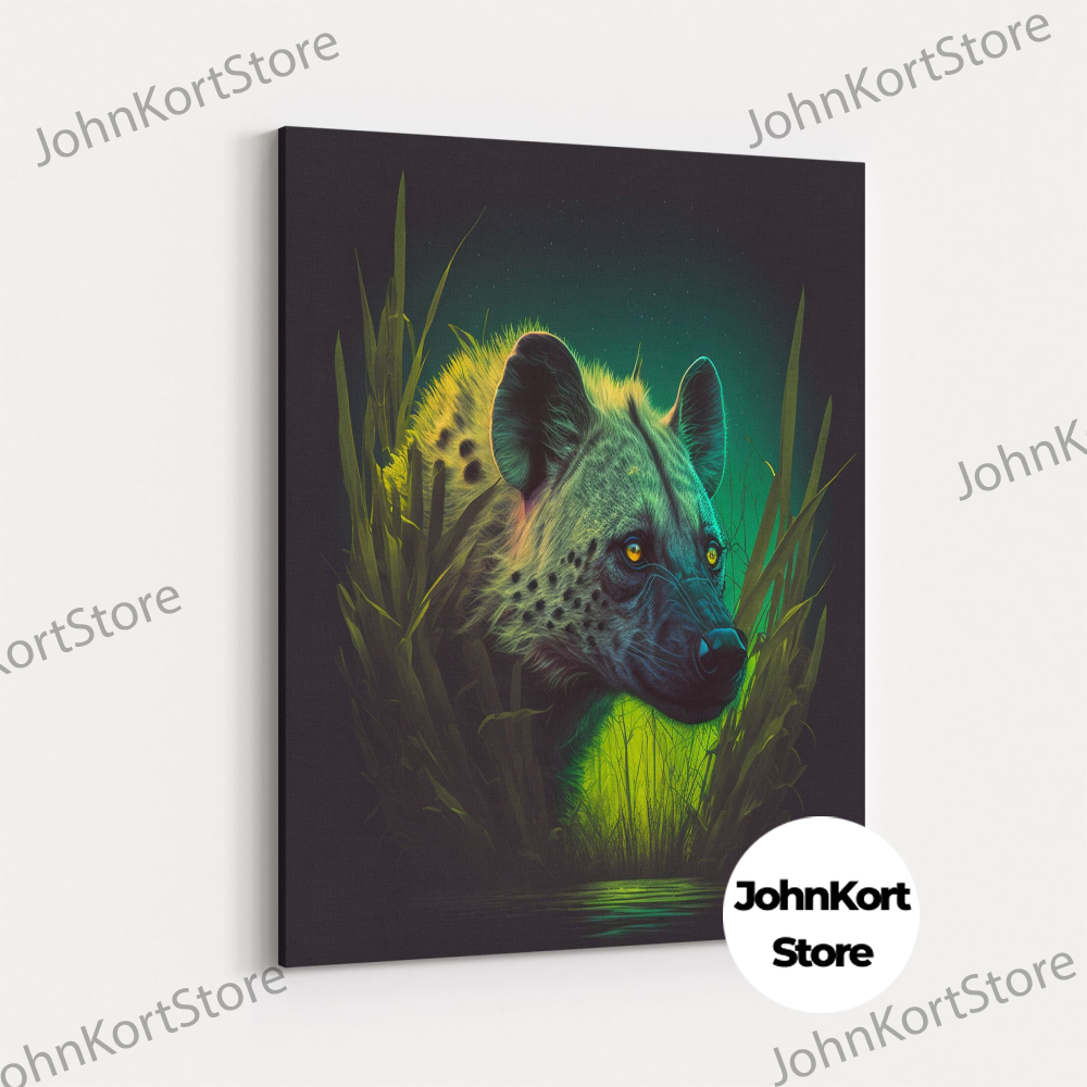Laughing Hyena, Animal Prints, African Wildlife Art, Hyena S | Inspire ...