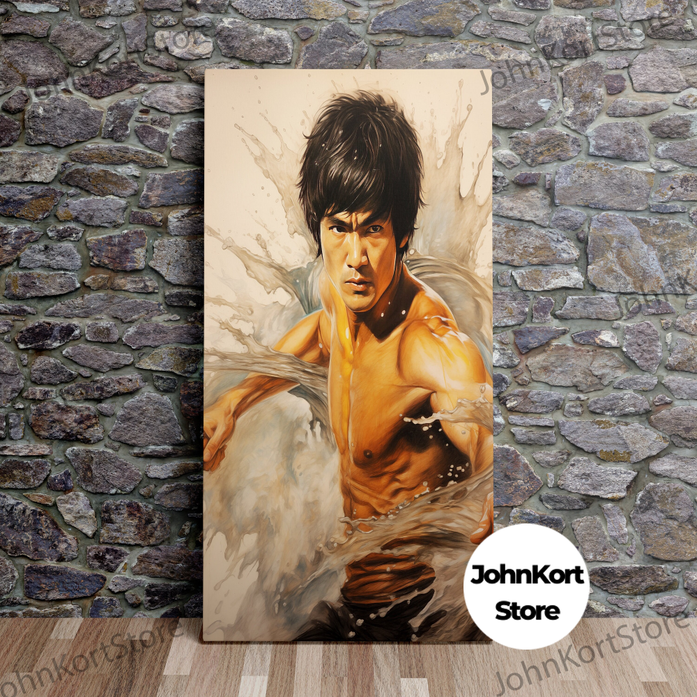 Bruce Lee Fan Art, Inspirational Art, Famous People Art, Gif - Inspire ...