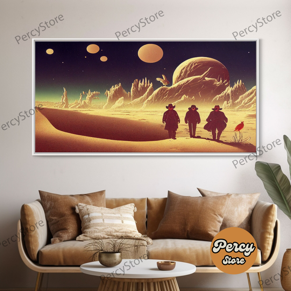 Space Cowboys, Psychedelic Scifi Art, Wall Decor, Ready To H - Inspire ...