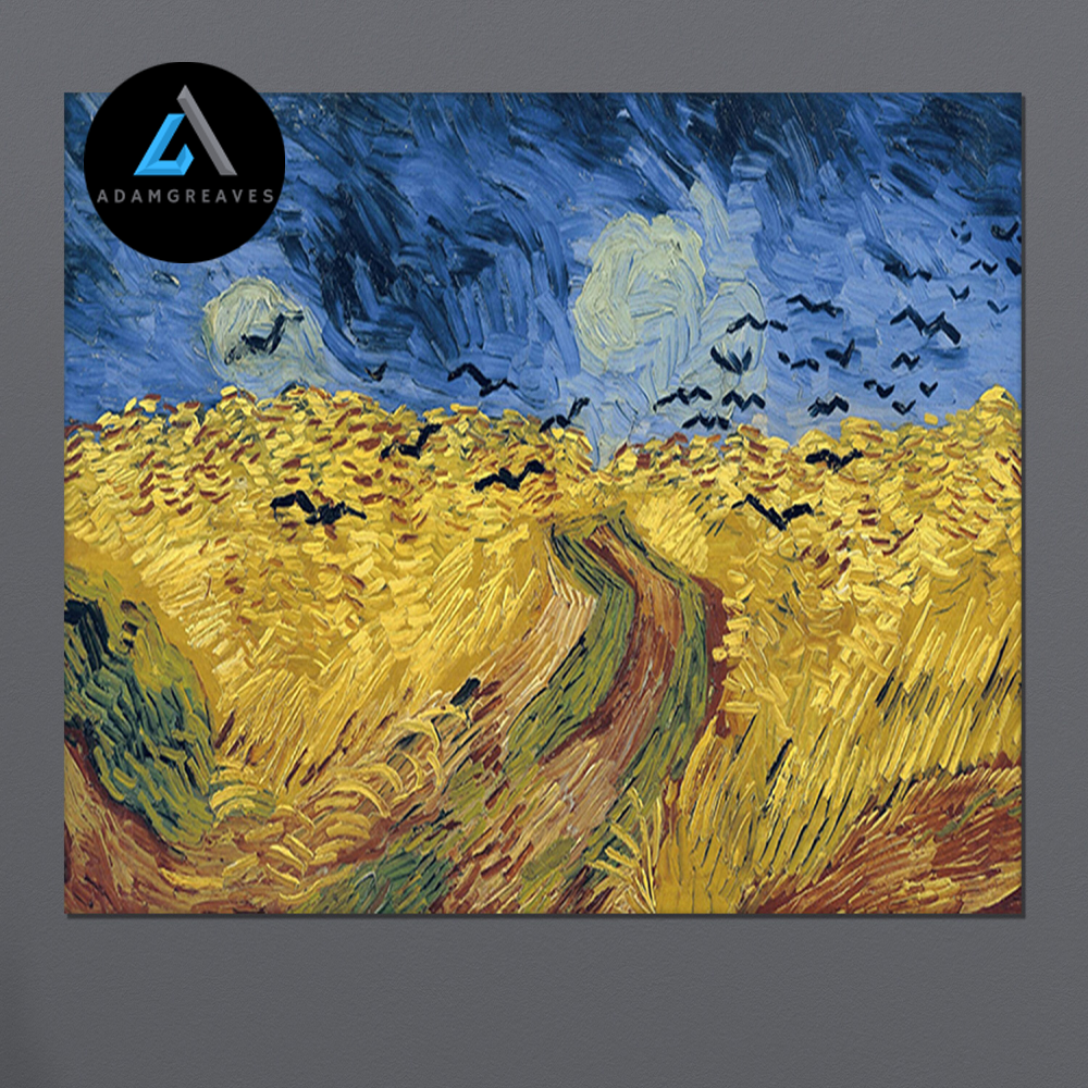 Decorative Wall Art, Wheatfield with Crows, Reproduction Art | Inspire ...