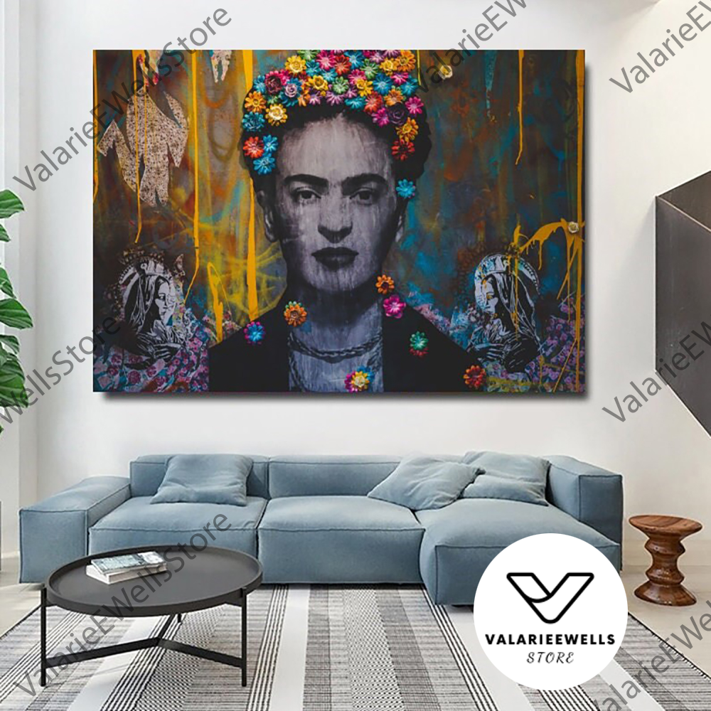 Decorative Wall Art, Frida Kahlo Poster Art, Frida Kahlo Art - Inspire ...