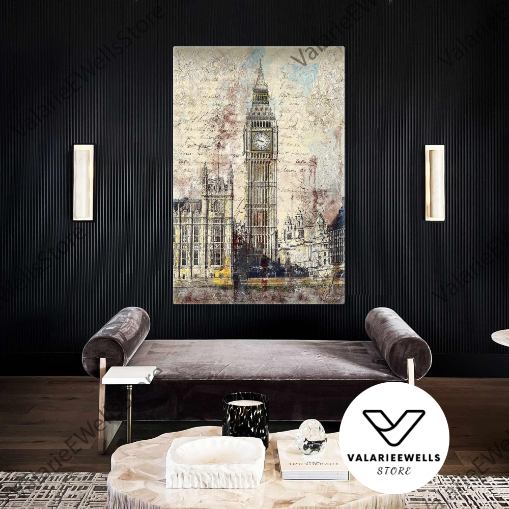London Wall Art, Wall Decor, London Architecture Wall Art, R | Inspire ...