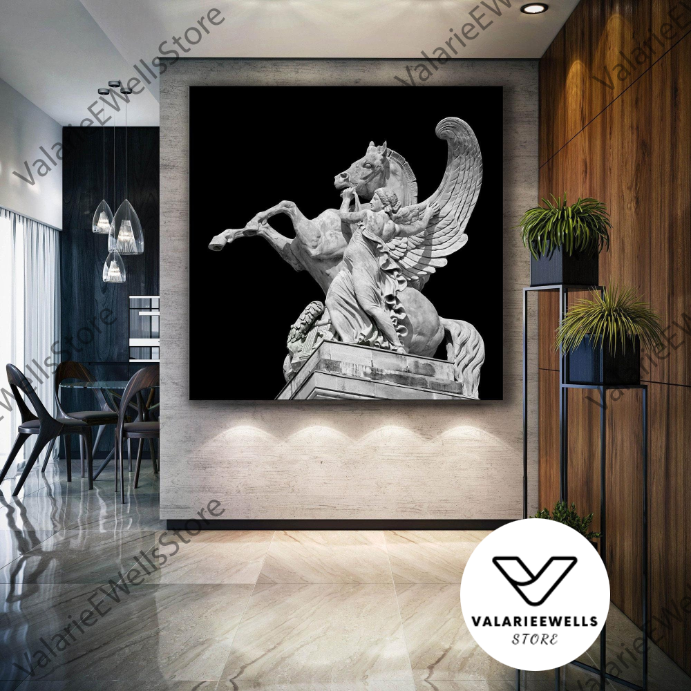 Pegasus Statue Greek Mythology Angel Winged Horse Roll Up Ca - Inspire ...