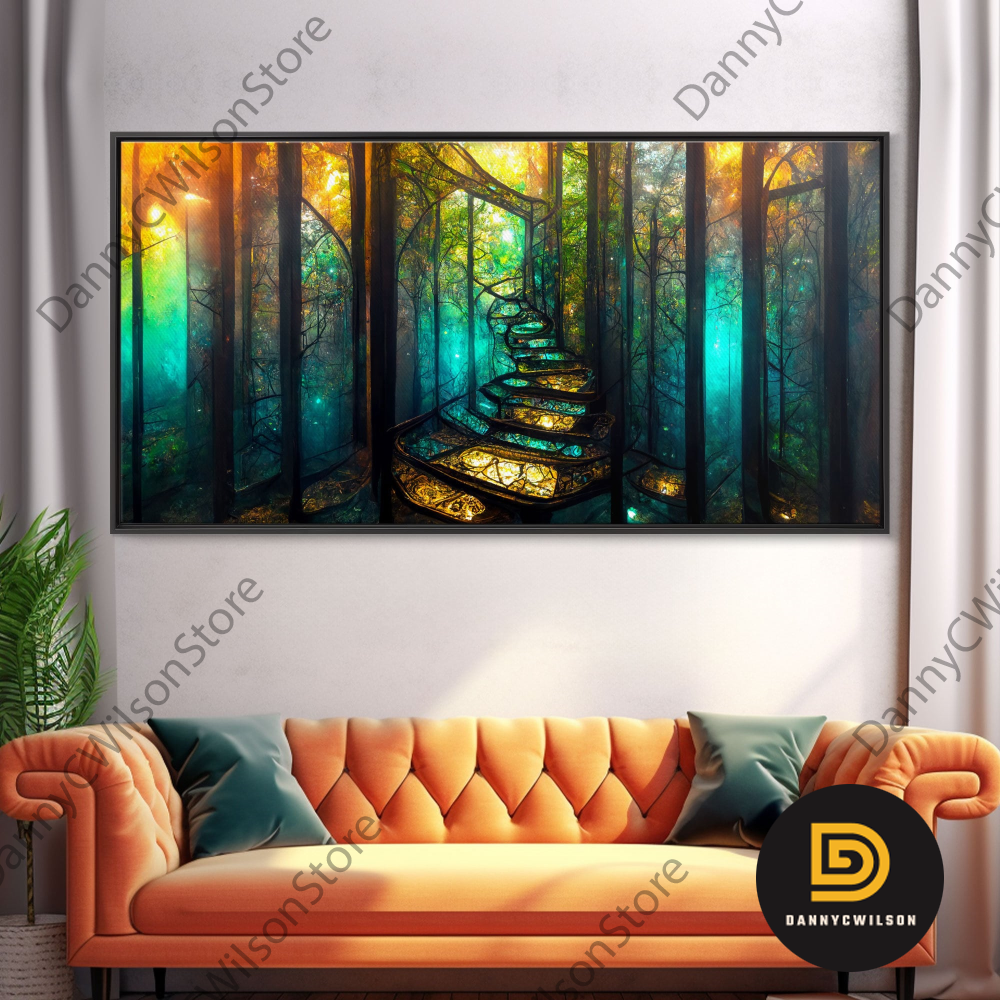 Fantasy Wall Art, Canvas Print, Magical Forest, Fantasy Land | Inspire ...