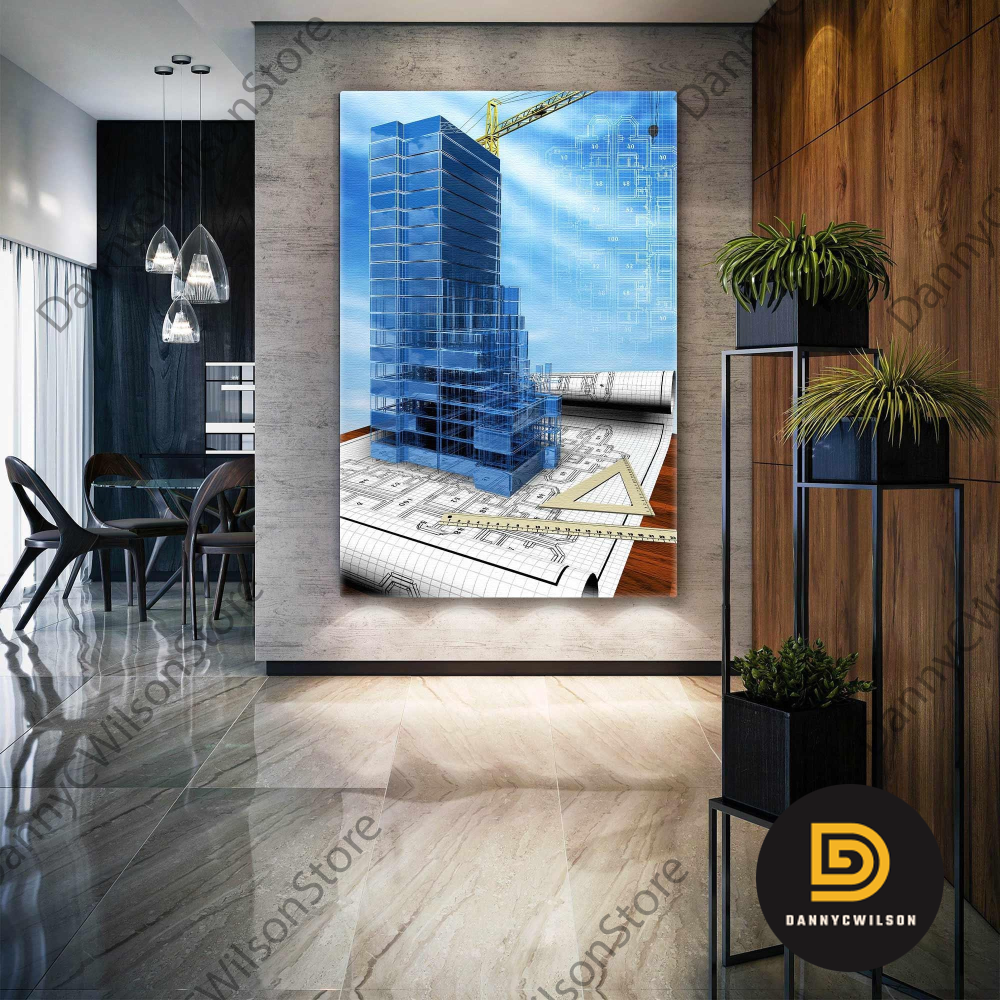 Civil Engineer Office Wall Decor, Civil Engineer Canvas Art, | Inspire ...