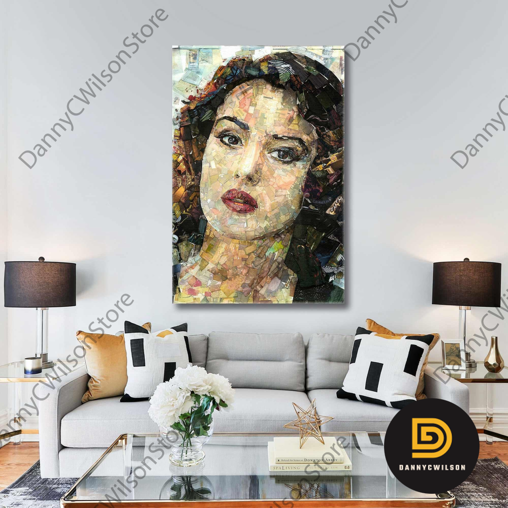 Monica Bellucci Wall Art, Hollywood Star Canvas Art, Woman W - Inspire ...