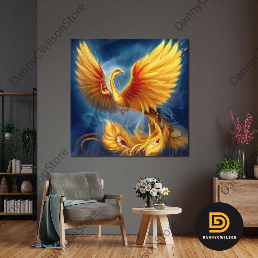 Phoenix Simurg Bird Art Mythology Emerald Phoenix Roll Up Ca - Inspire ...