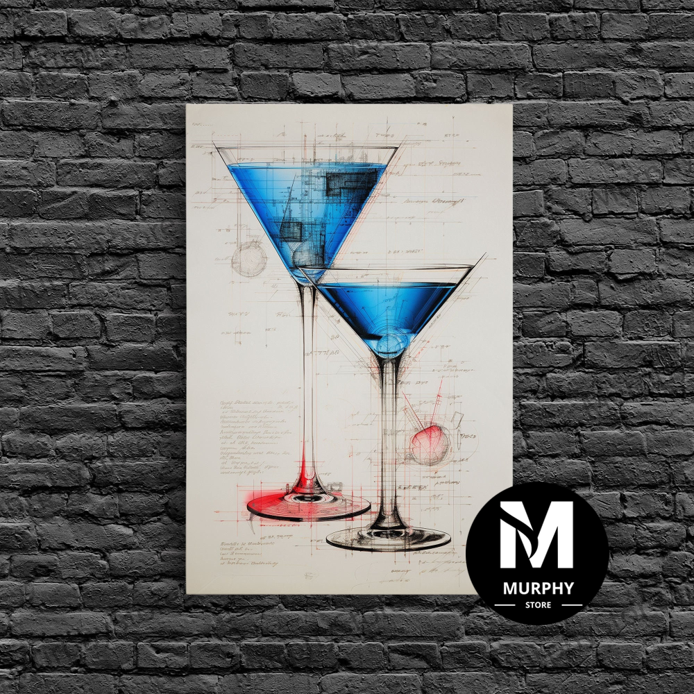 Decorative Wall Art, Cocktail Wall Art, Bar Cart Art, Alcoho | Inspire ...