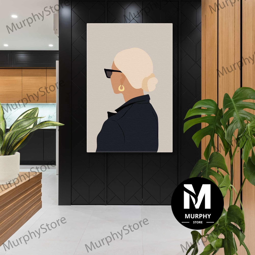 Cool Wall Art, Blonde Woman Wall Decor, Boho Wall Decor, Rol - Inspire ...