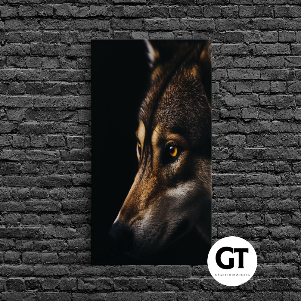 Animal Prints, Timber Wolf, Portrait Of A Wolf, Framed Decor | Inspire ...
