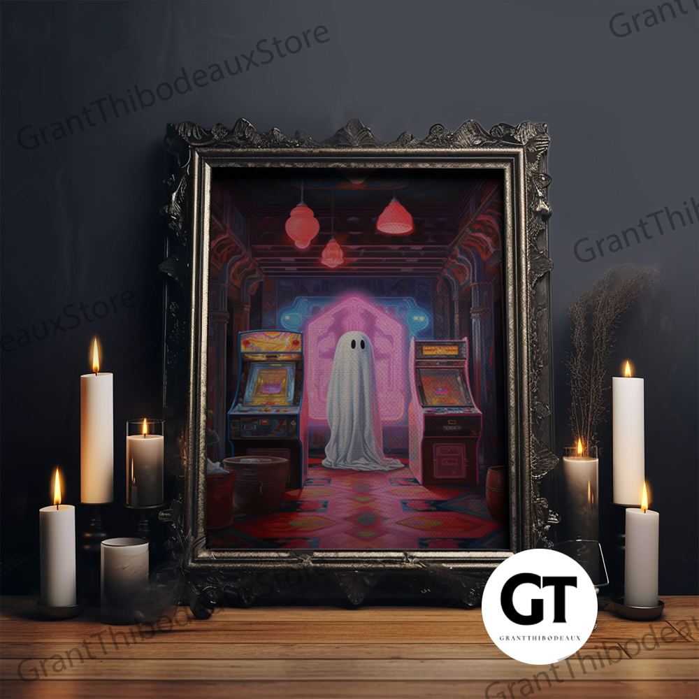 Cute Little Boo, The Phantom Of The Arcade, Vaporwave Style - Inspire ...