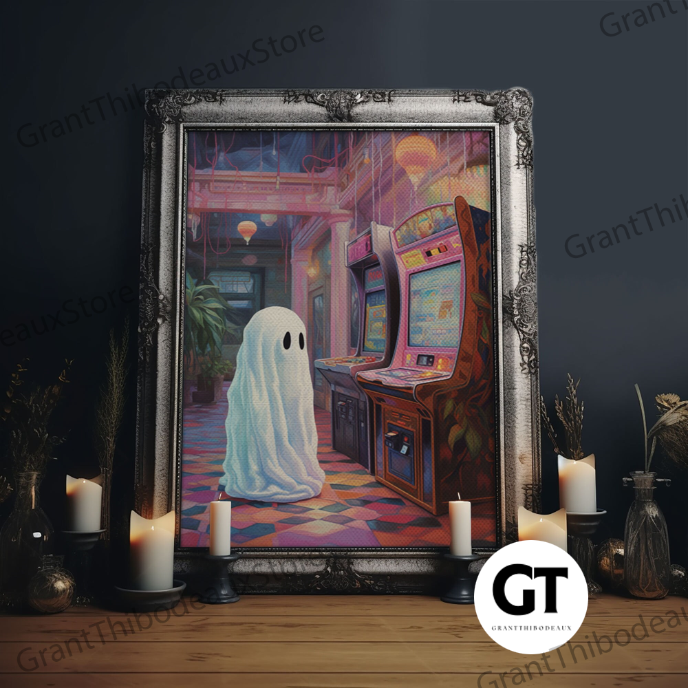 Cute Little Boo, The Phantom Of The Arcade, Vaporwave Style | Inspire ...