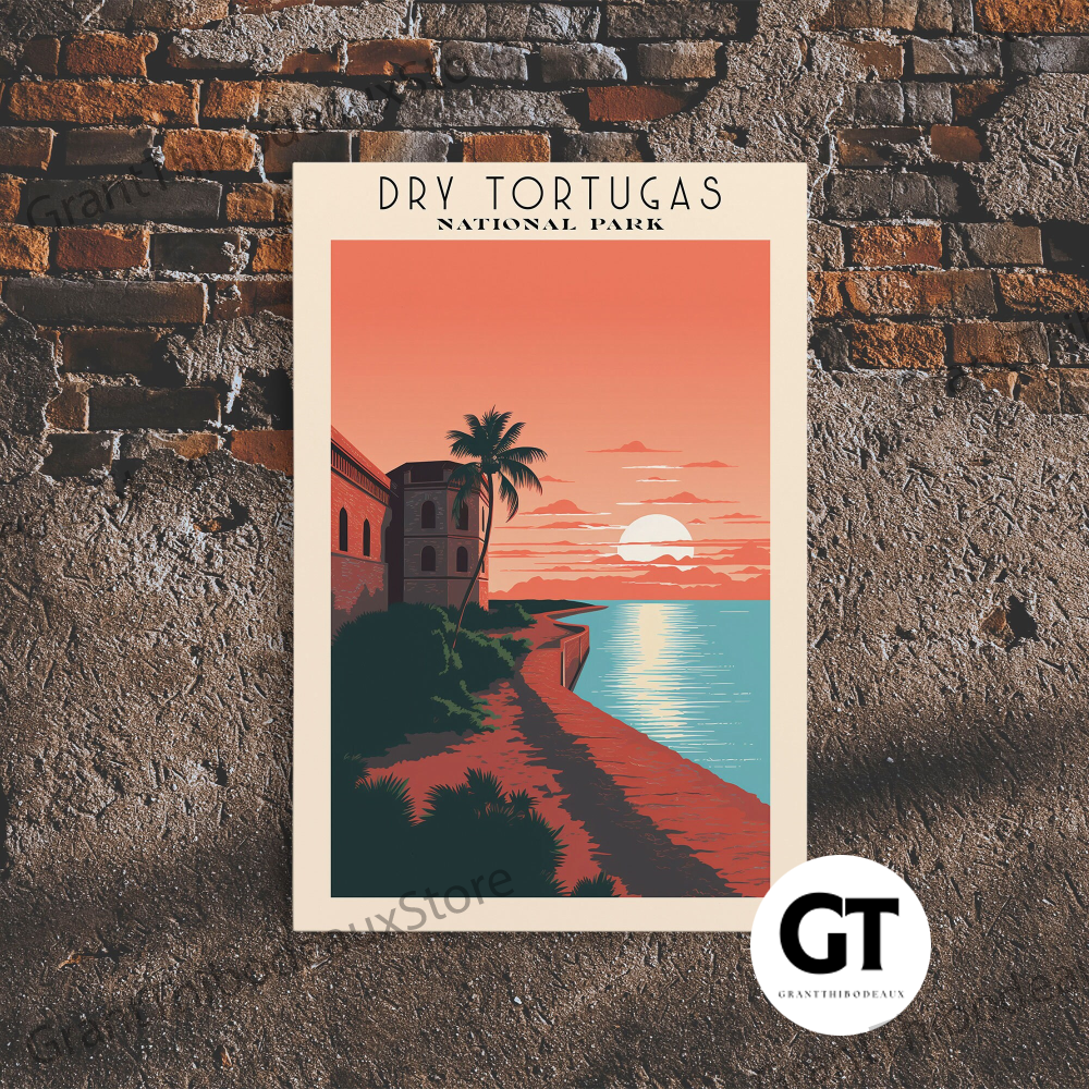 Dry Tortugas National Park Travel Poster Print, Decorative W | Inspire ...