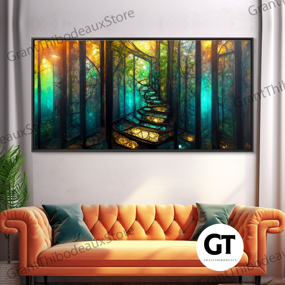 Fantasy Wall Art, Decorative Wall Art, Magical Forest, Fanta - Inspire ...