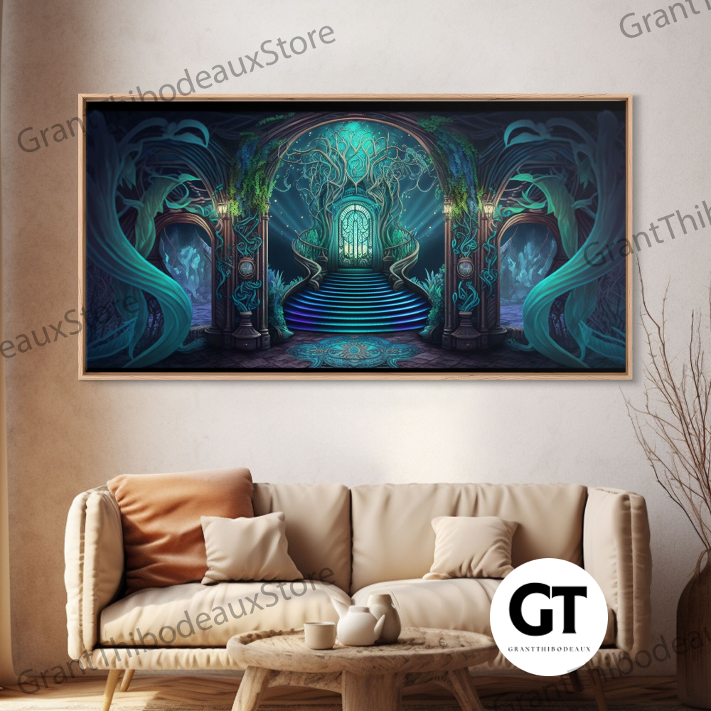 Fantasy Wall Art, Decorative Wall Art, Magical Forest, Fanta - Inspire ...