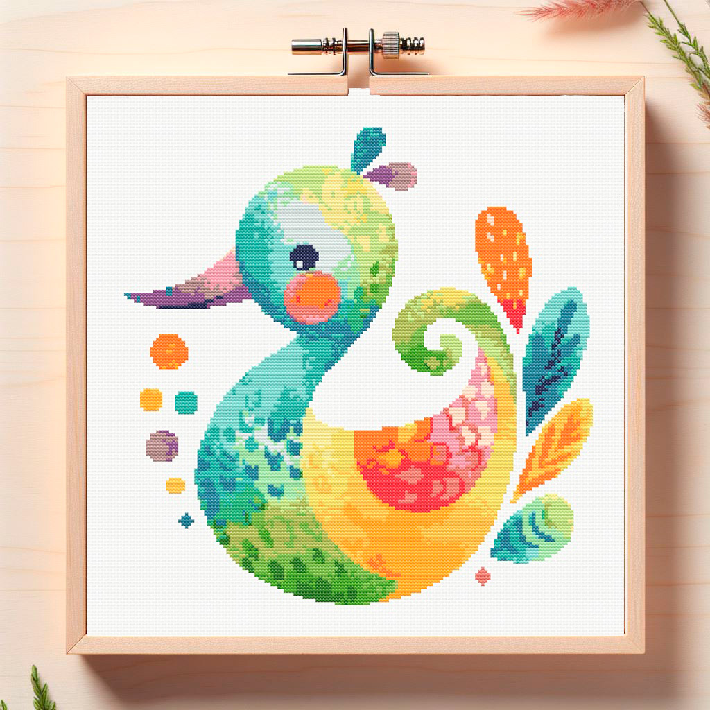 Little Duck Cross Stitch Pattern PDF Instant Download Duck D | Inspire ...