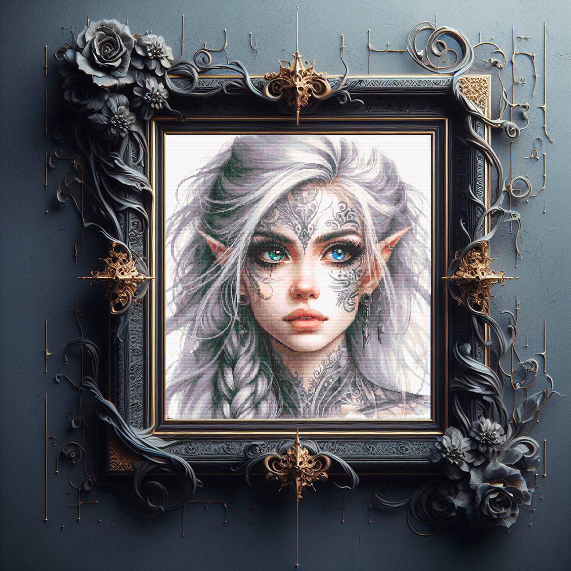 Elf Queens Reverie - Cross-Stitch Pattern Enchanting Fantasy | Inspire ...