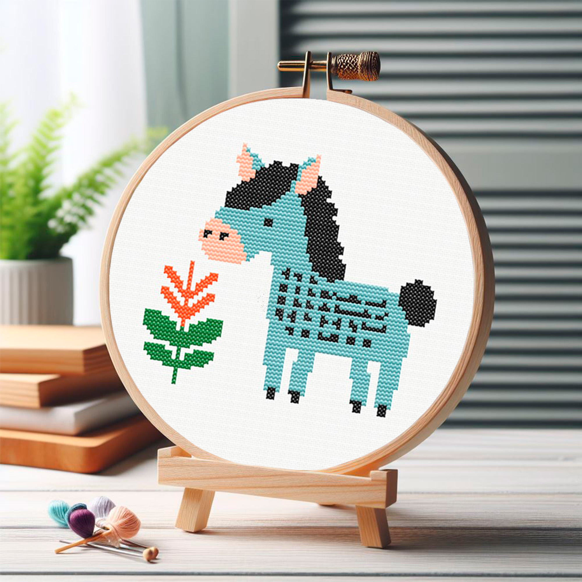 Fairy Tale Donkey Cross Stitch Pattern PDF Instant Download - Inspire ...