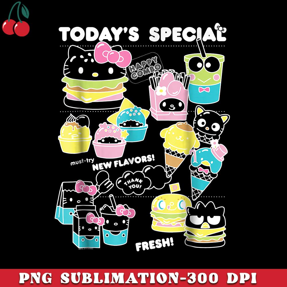 Hello Sanrio Kawaii Burger Shop Foodie u PNG Download | Inspire Uplift