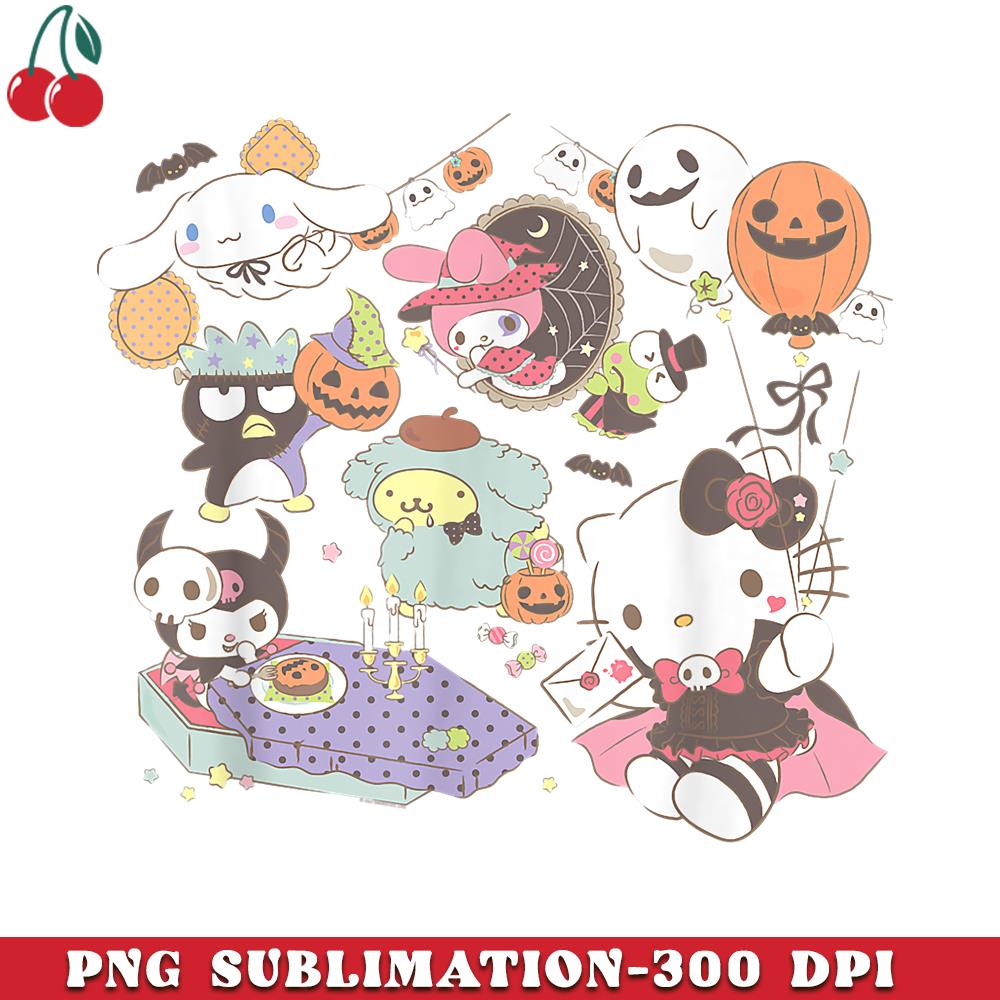 Sanrio Characters Costume Party Halloween PNG Download | Inspire Uplift