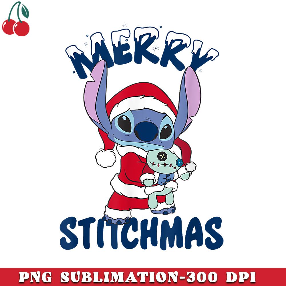 Disney Lilo Stitch Christmas Merry Stitchmas Portrait PNG Do - Inspire ...