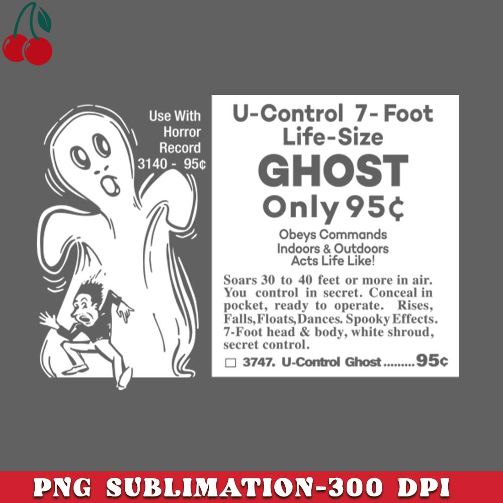 Life Size Ghost Comic Book Ad PNG Download | Inspire Uplift