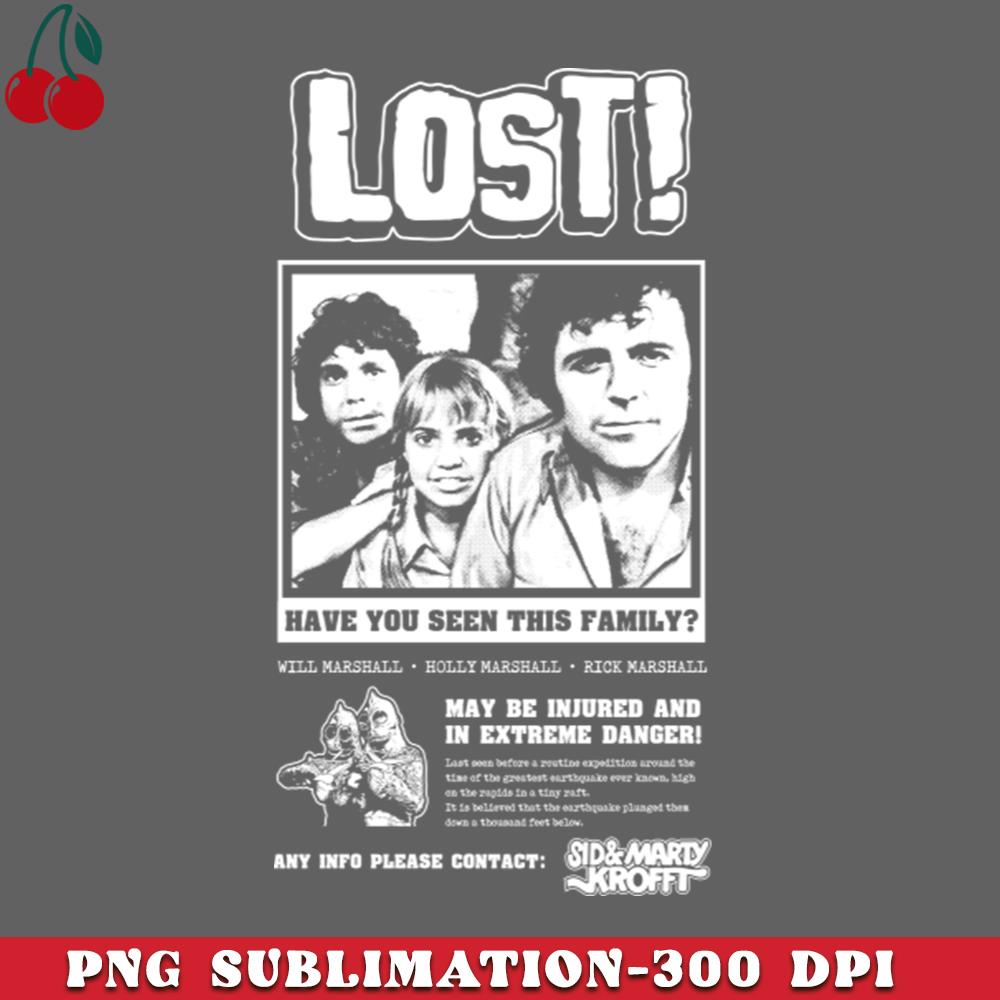 Land Of The Lost Missing Poster PNG Download | Inspire Uplift