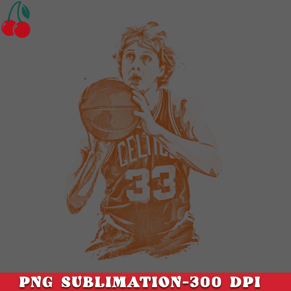 Larry Bird Legend Air Bird Basketball PNG Download - Inspire Uplift